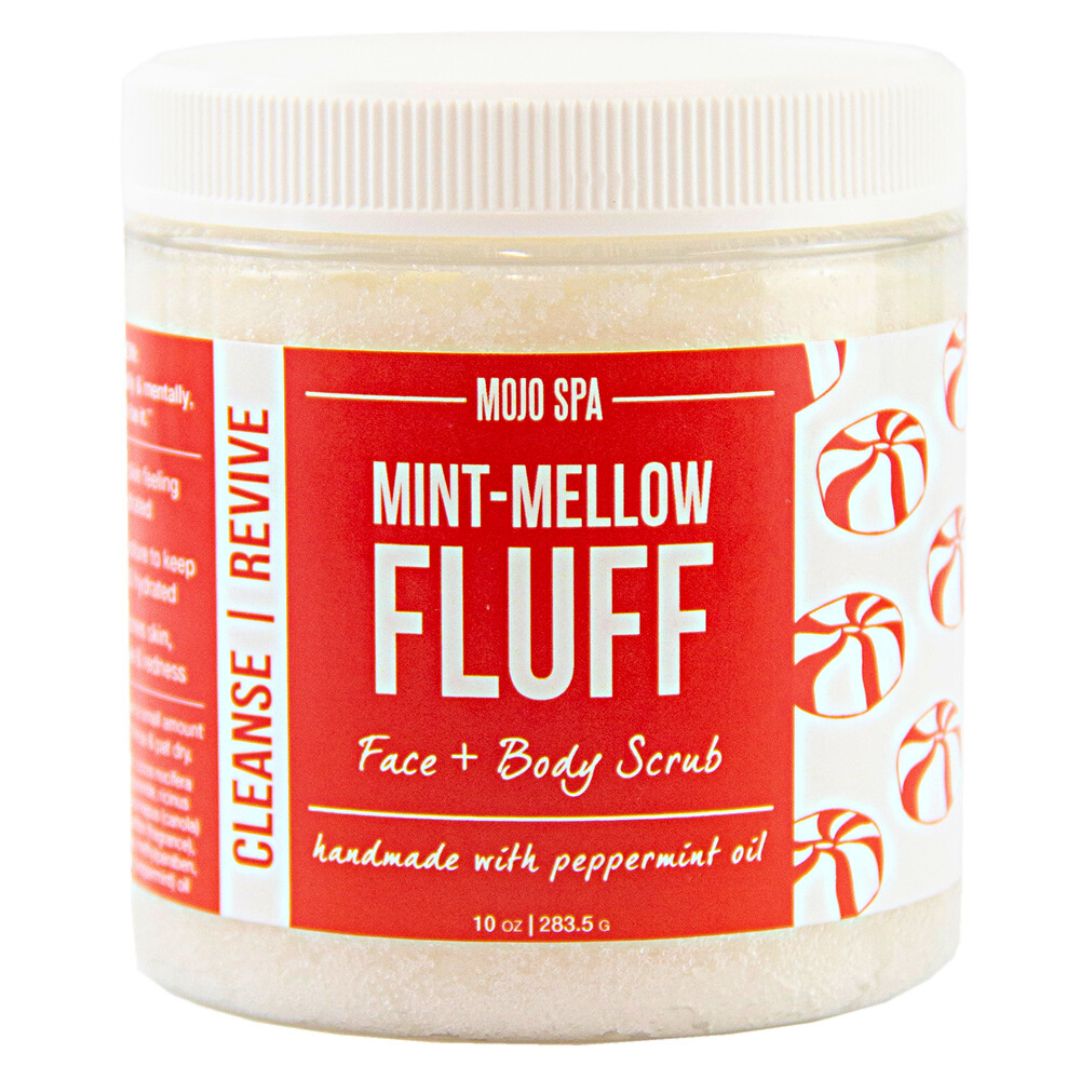 Mint Mellow Fluff Face & Body Scrub – Mojo Spa