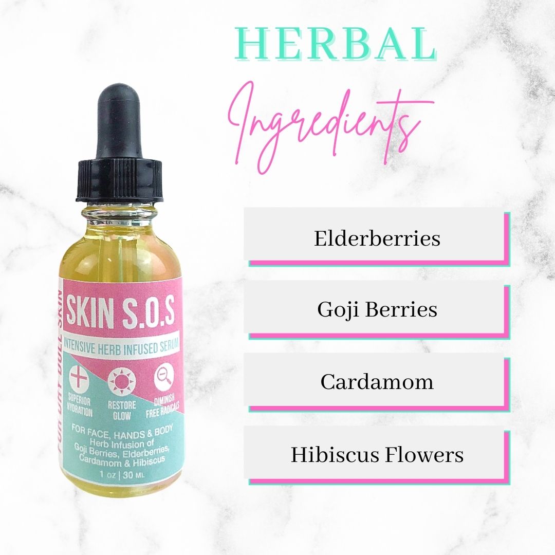 Skin S.O.S Intensive Herb Infused Serum – Mojo Spa